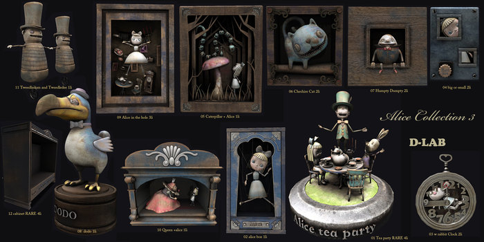 Second Life Marketplace - D-LAB Alice Collection 3 -02