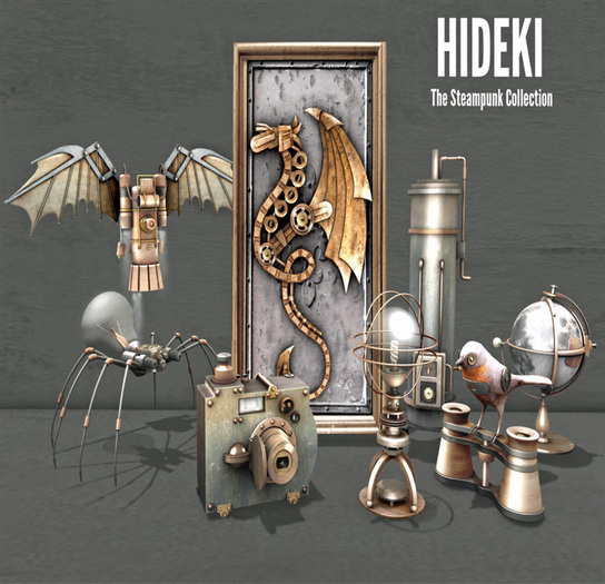 Second Life Marketplace - HIDEKI - Steampunk Water Tank Fountain