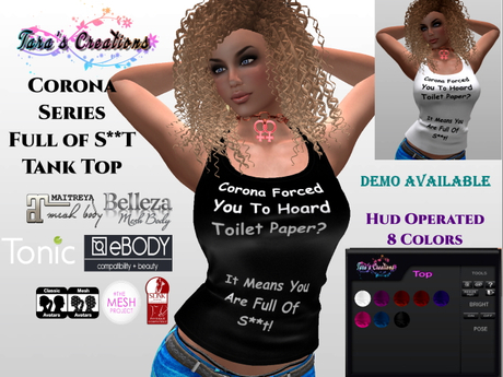 Second Life Marketplace - Tara's Creations *Corona Series FOS TT* (BOX)