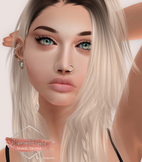 Second Life Marketplace - Diamond Beauty - Shape Yannika (Genesis Lab ...
