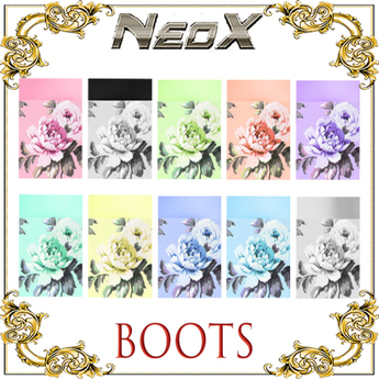 Second Life Marketplace - Neox Floral Boots Maitreya ONLY