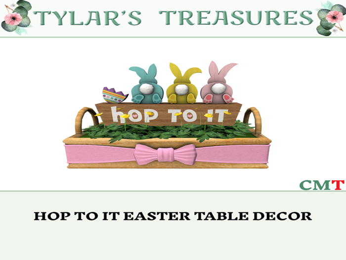 Second Life Marketplace - .:TT:. HOP TO IT EASTER TABLE DECOR add me!