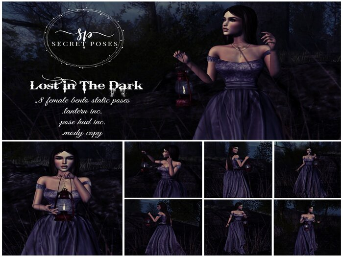 Second Life Marketplace - Secret Poses - Lost In The Dark