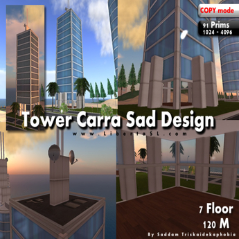 Second Life Marketplace - Tower Cara Skyscraper - Building