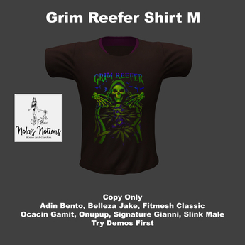 Second Life Marketplace - Grim Reefer Shirt M
