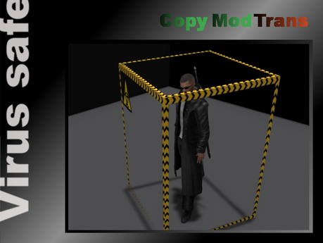 Second Life Marketplace - Keep distance - Corona safe - bio hazard