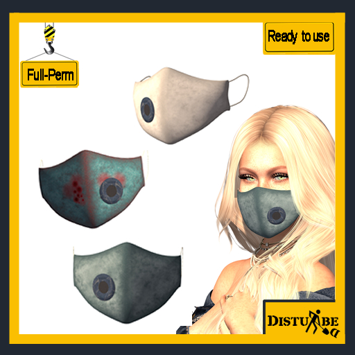 Second Life Marketplace - ::Disturbed:: Coronavirus Face Mask - FULL ...