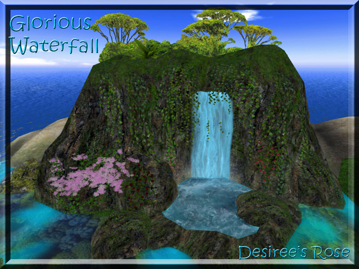 Second Life Marketplace - (Desiree's Rose) Glorious Waterfall
