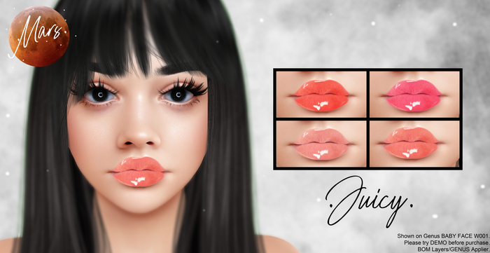 Second Life Marketplace - .Mars. - Juicy Lips BOM/GENUS Second Life Marketplace - .Mars. - Juicy Lips BOM/GENUS