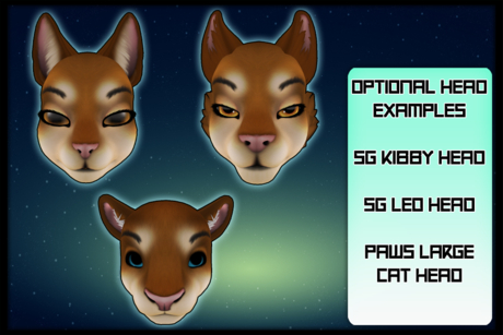 Second Life Marketplace - (B) Brown Sabertooth for Various Heads