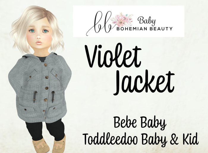 Second Life Marketplace - @BB Baby@ Violet Jacket - FATPACK