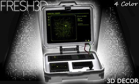 Second Life Marketplace - Fresh3D UAV Ground control Cases