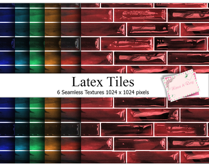 Second Life Marketplace - Latex Tiles - 6 Textures Seamless - NINA and ...