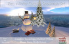 Second Life Marketplace - "Zen Winter" Cuddles Snowman Set Zen&Serenity