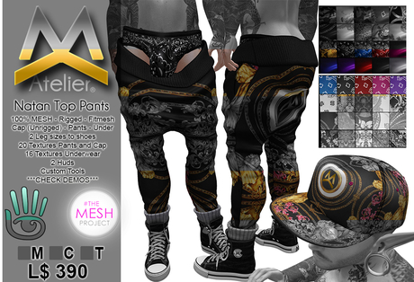 Second Life Marketplace - Natan Top Pants - DEMOS - AESTHETIC NIRAMYTH ...