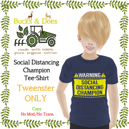 Second Life Marketplace - [Bucks & Does] Social distancing champion ...