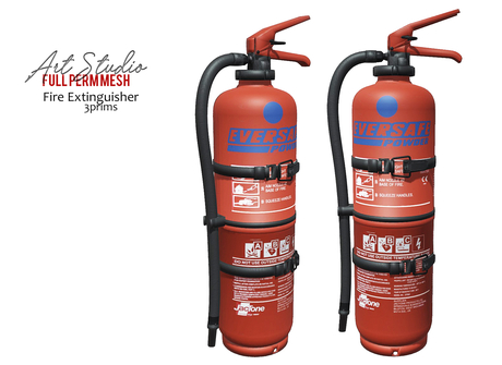Second Life Marketplace - Art Studio.FULL PERM \\ Fire Extinguisher