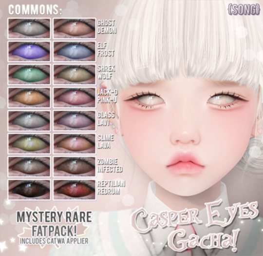 Second Life Marketplace - {S0NG} :: Casper Eyes // Lavender Eye