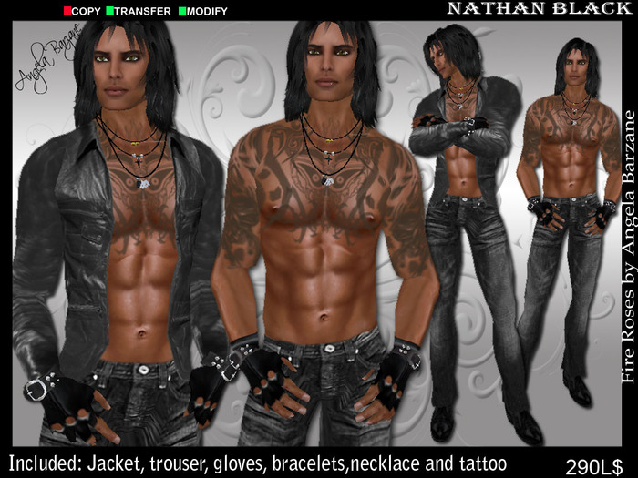 Second Life Marketplace - fRmen-0007 nathan black