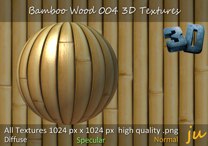 Second Life Marketplace - JU Bamboo Wood 004 3D Textures Full Perm