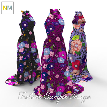 Second Life Marketplace - Sundown Flowers MatchUp Kit 10 Seamless ...