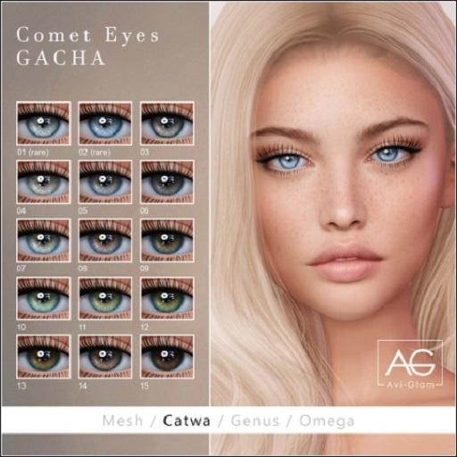 Second Life Marketplace - AG. Comet Eyes Gacha - Catwa - 15
