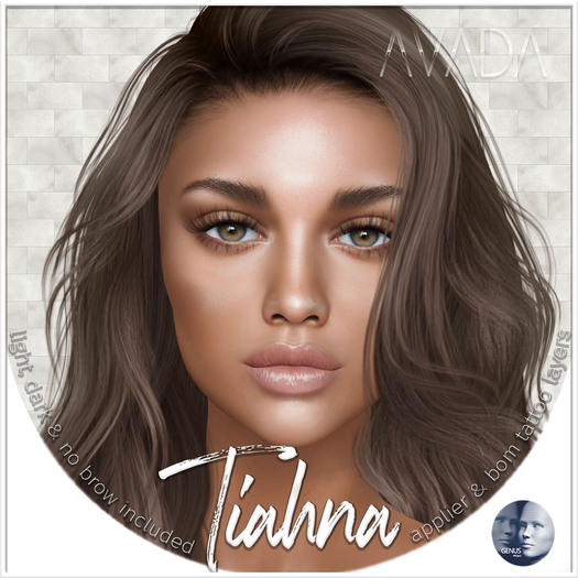 Second Life Marketplace - Avada~ Tiahna Skin - Genus - Demo
