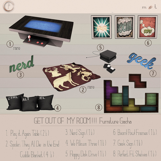 Second Life Marketplace - .peaches. Perfect Fit Shelves