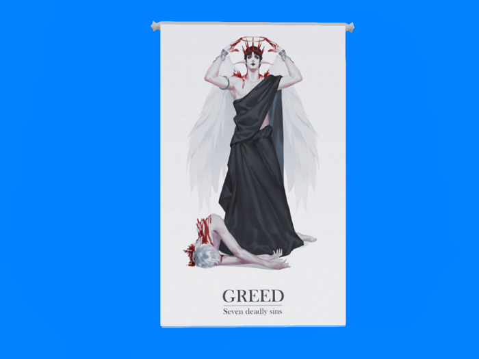 Second Life Marketplace - Tapestry-7 Deadly Sins-Greed