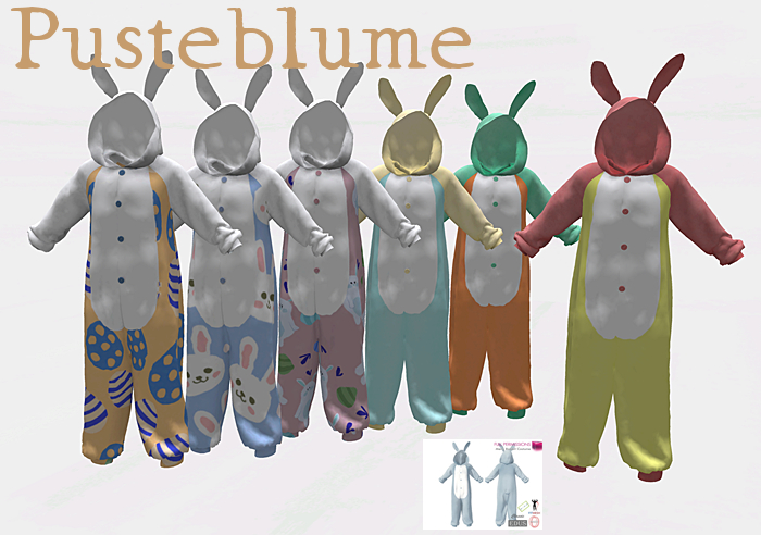 Second Life Marketplace - [Pusteblume]Texture for MI962265 Men's Rabbit ...