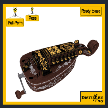 Second Life Marketplace - ::DisturbeD:: Hurdy Gurdy - FULL PERM MESH + POSE