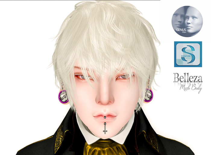 Second Life Marketplace - MALE SHAPE SHIORI (GENUS STRONG FACE 001 GIFT)