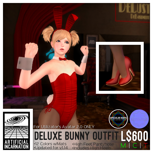 Second Life Marketplace [ai] Deluxe Bunny Outfit