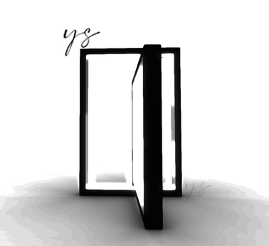 Second Life Marketplace - !six o'clock! B&W Lamp