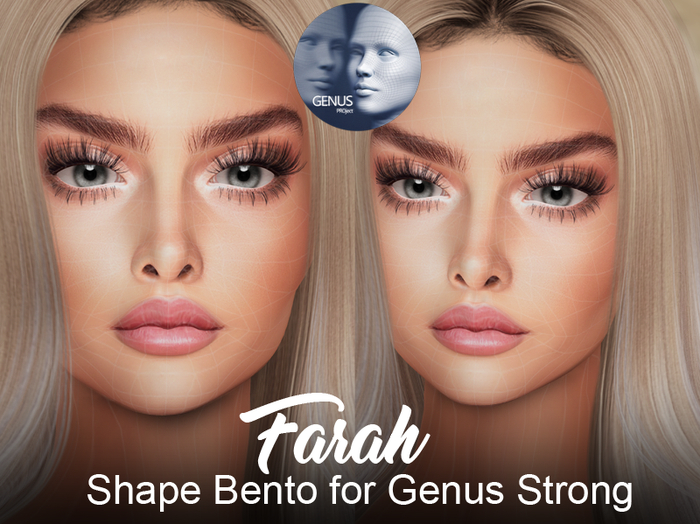 Second Life Marketplace - {Bambi} - Farah Bento - SHAPE (GENUS Strong Face)