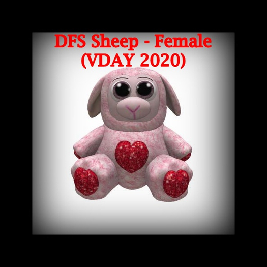 Second Life Marketplace - DFS TEXTURE - DFS Sheep - Female (VDAY 2020)