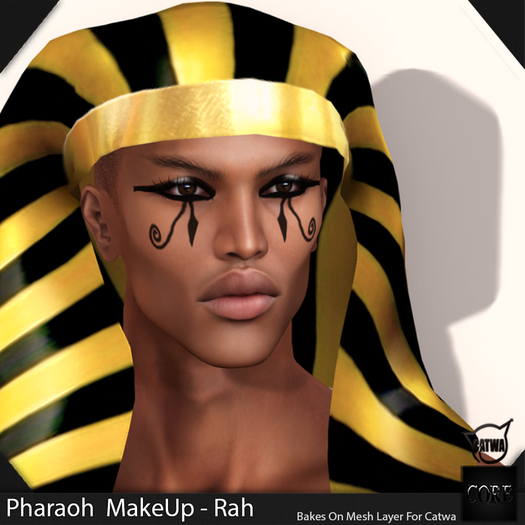 Second Life Marketplace - ::: Core ::: Pharaoh MakeUp - Eye Of Rah (b.o.m.)