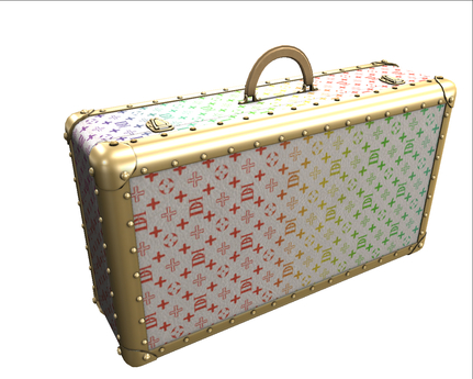 Second Life Marketplace - -David Heather-His Suitcase/Rainbow