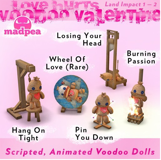 Second Life Marketplace - madpea - Voodoo Valentine - Complete Set