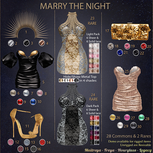 Second Life Marketplace - Baiastice_Marry the night-Clutch Red - 20