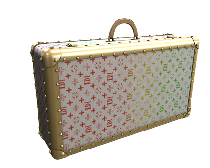 Second Life Marketplace - -David Heather-His Suitcase/Rainbow
