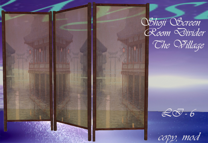 Second Life Marketplace - ~MystRie~ Shoji Room Divider - The Village