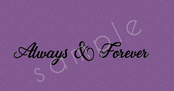 Second Life Marketplace - Always and Forever Wall Decal *transparent*