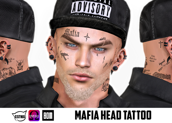Second Life Marketplace - Mafia Head Tattoo