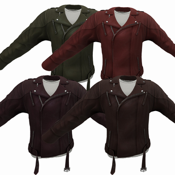 Second Life Marketplace - AmAzInG CrEaTiOnS Male Jacket (B) (11 leather)