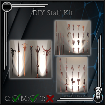 Second Life Marketplace - ~TFM~ [DIY Staff Kit] [C/M/NT]