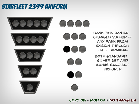 Second Life Marketplace - Starfleet 2399 Uniform (Female)