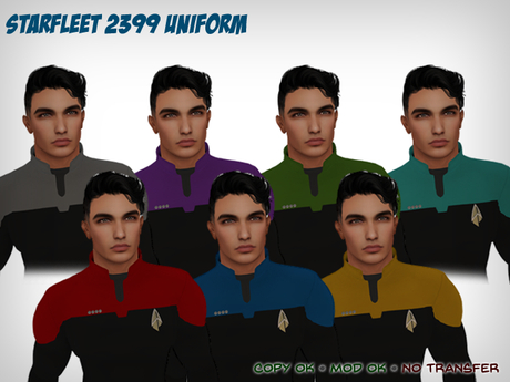 Second Life Marketplace - Starfleet 2399 Uniform (Male)