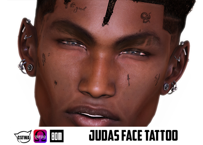 Second Life Marketplace - Judas Face Tattoo