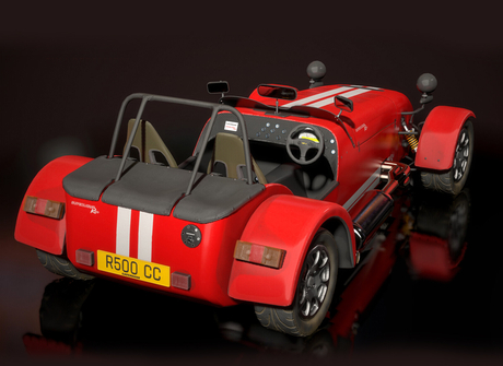 Second Life Marketplace - Art Studio.FULL PERM \\ Red Lightning Car